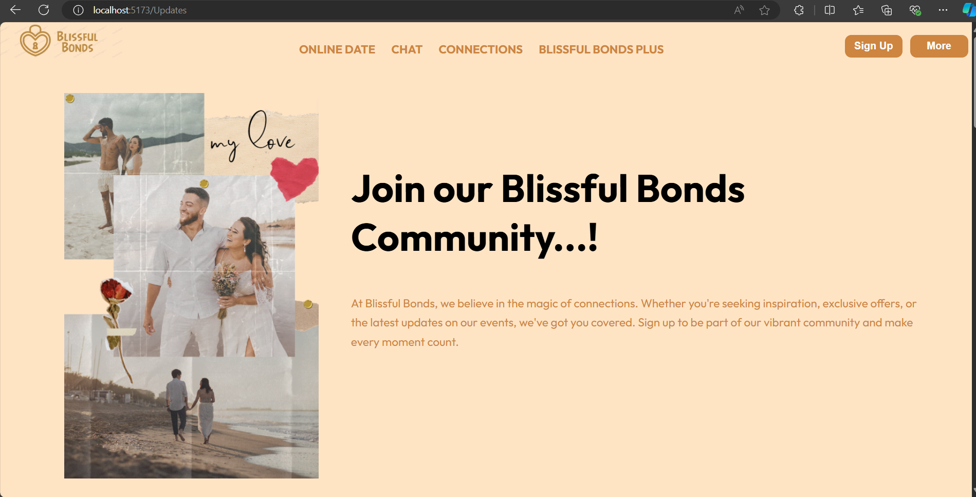 GitHub - Nithyacoorg2005/Blissful-Bonds