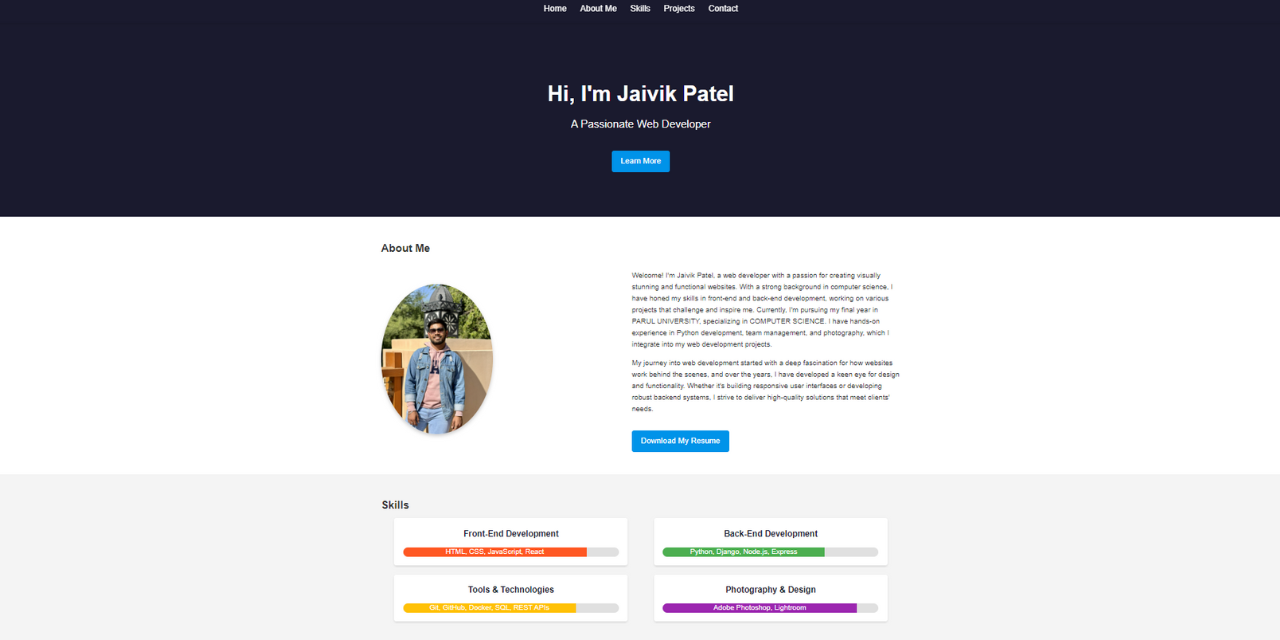 GitHub - JP-Cipher/Jaivik_Portfolio