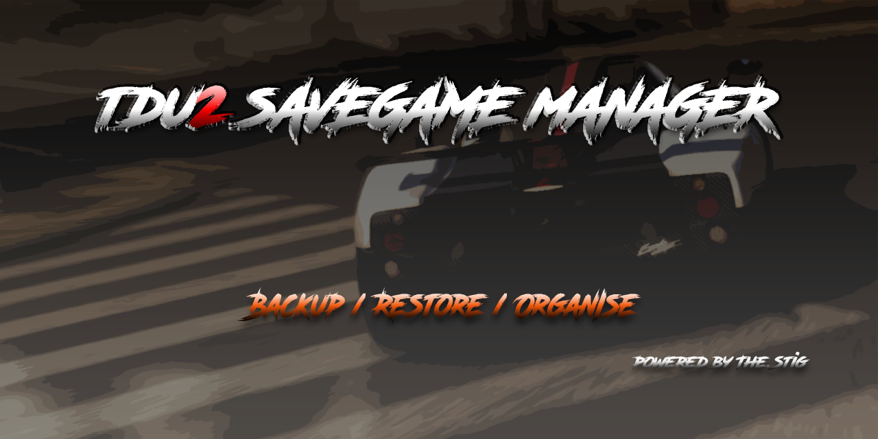 GitHub - MoDuLah/TDU2-SaveGame-Manager: Allows the user to Backup & Restore the game saves.