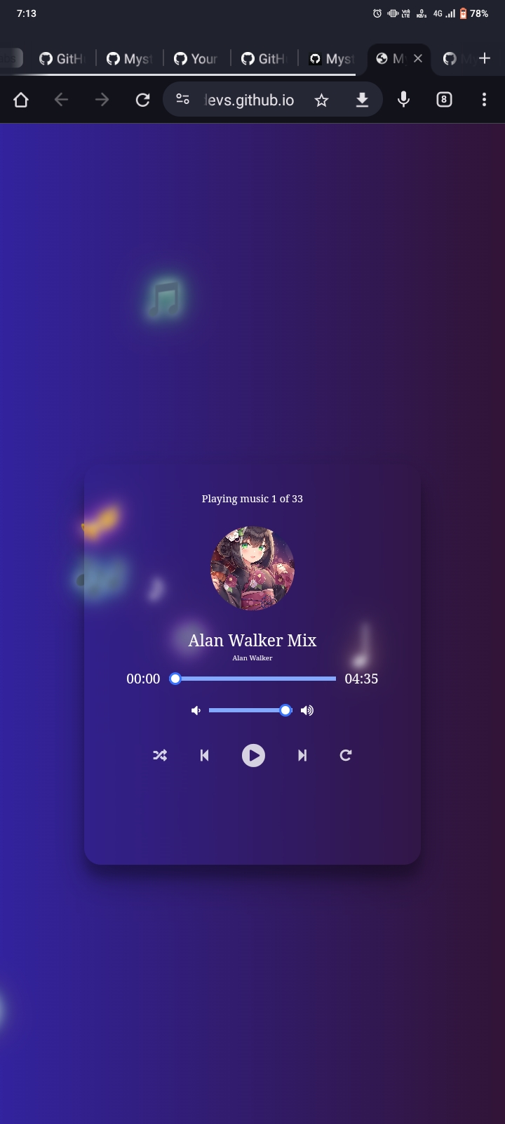 GitHub - MysticalDevs/Music-Player: My Personal Music Player Website ...