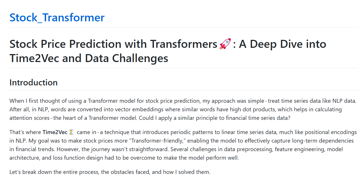 GitHub - Abhi-sheKkK/Stock_Transformer: This repository contains a transformer architecture ...