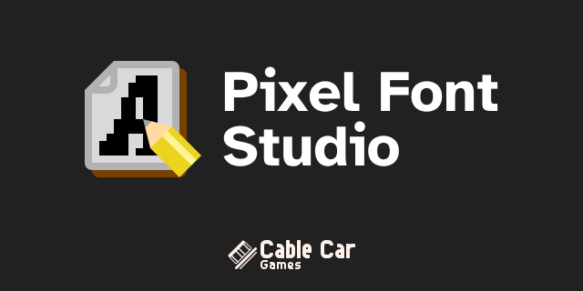 GitHub - cable-car-games/pixel-font-studio: Editor and tooling for ...