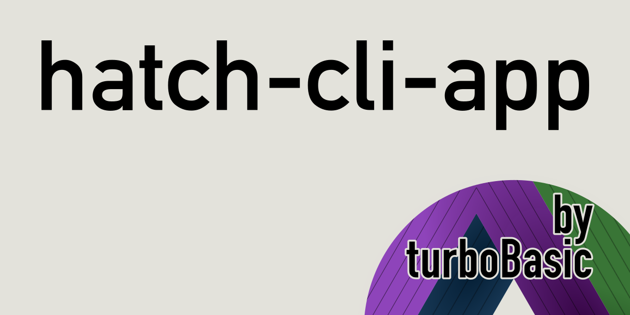 GitHub - turboBasic/hatch-cli-app: Cookiecutter template for Python CLI application project ...