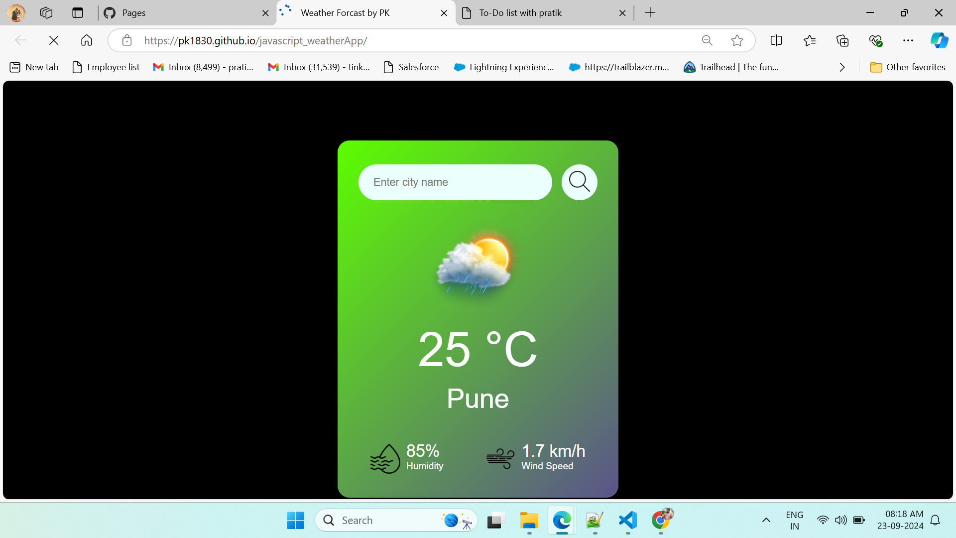 Github Pk1830javascriptweatherapp 9090