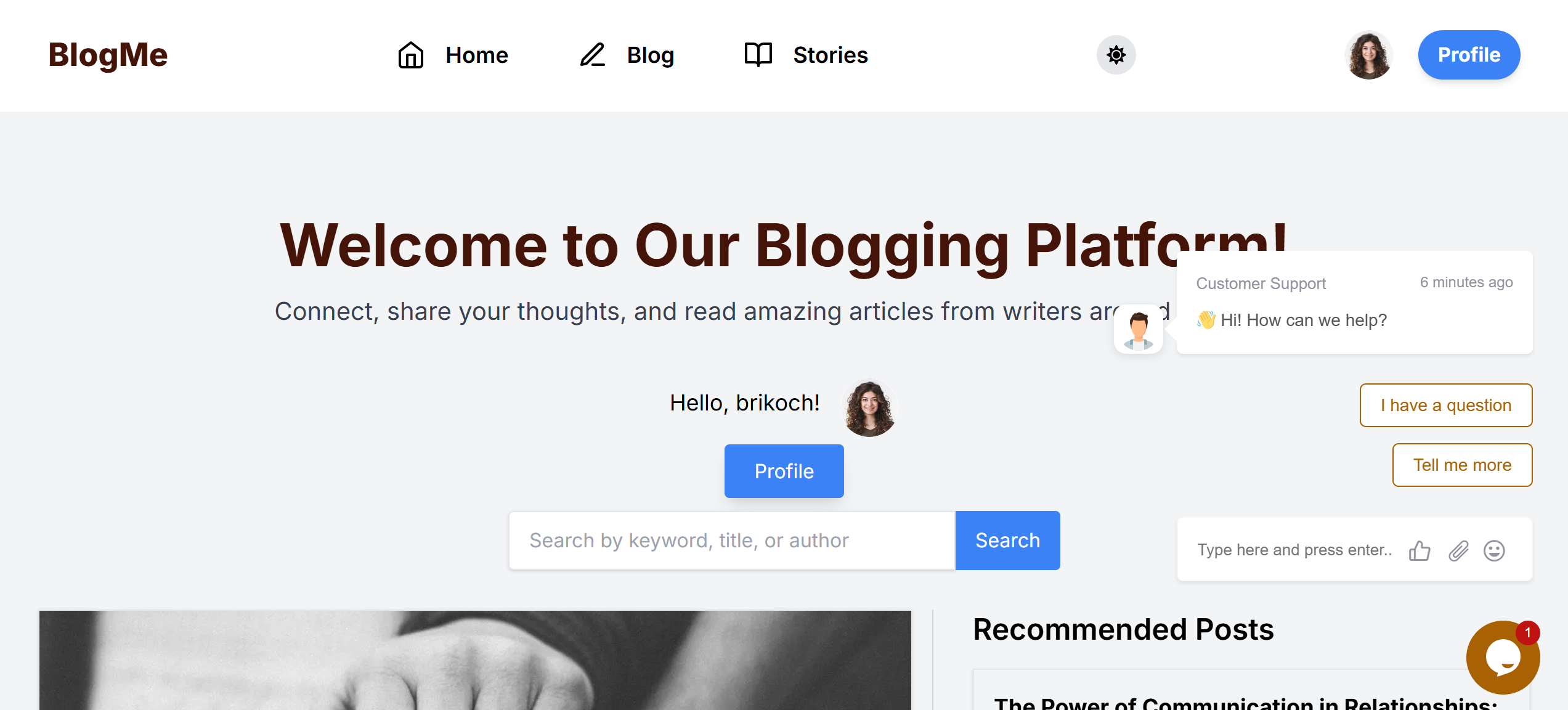 GitHub - Alex-Inems/Blogme: Blogme is a dynamic, modern CMS built from ...