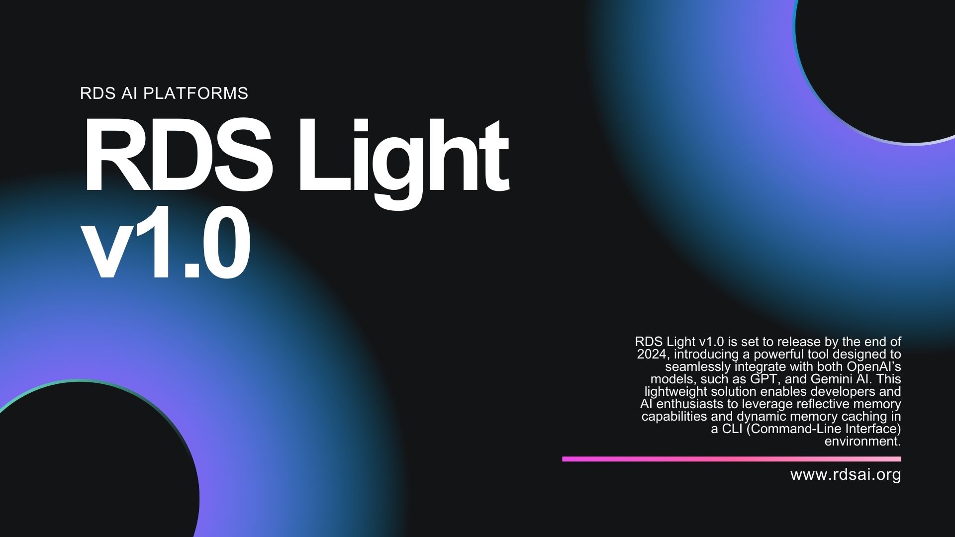 GitHub - RDSaiPlatforms/RDSlight: A self reflecting AI framework, that you can use with any LLM API.