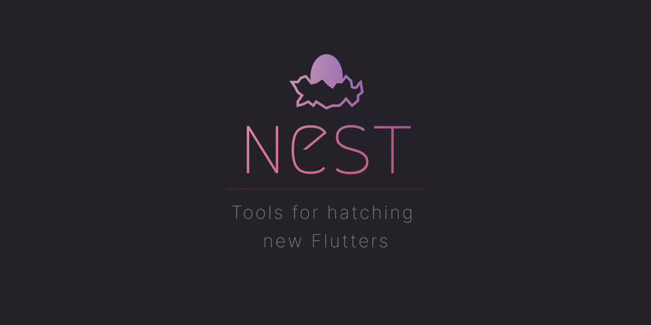 GitHub - join-the-flock/nest: Tools for hatching new Flutters