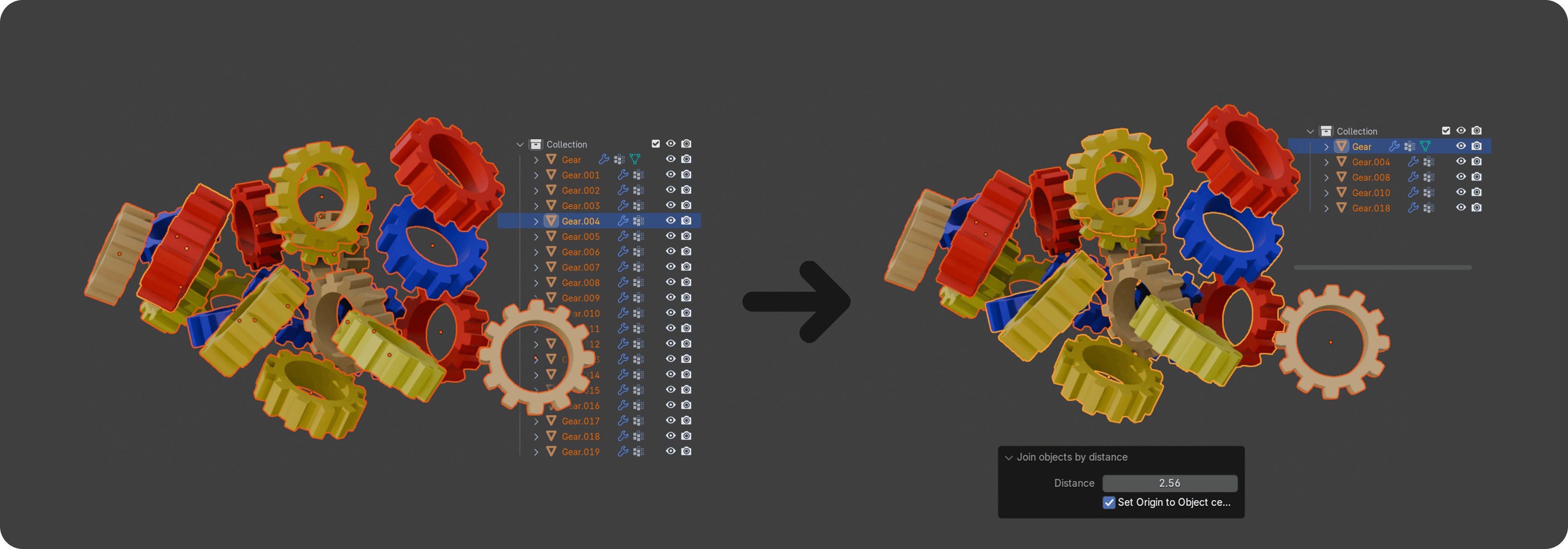 GitHub - milanwulf/JoinObjectsByDistance: A Blender (4.2) addon to join selected objects by ...