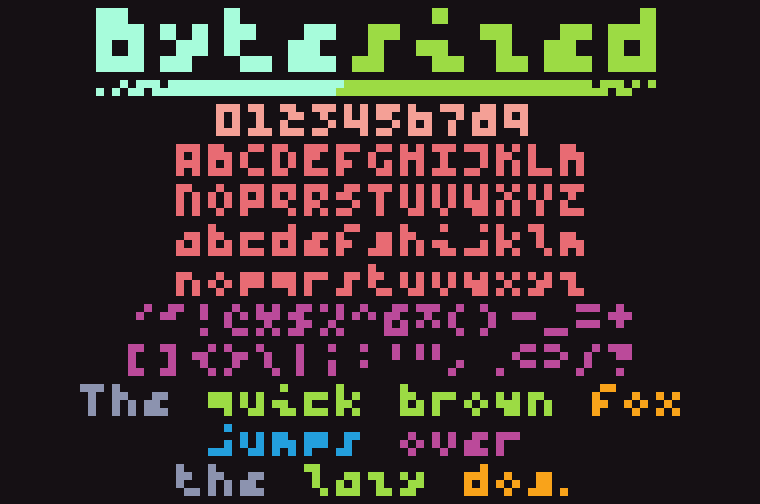 GitHub - balt-dev/bytesized-gf: A tiny 3x4 pixel font. · GitHub