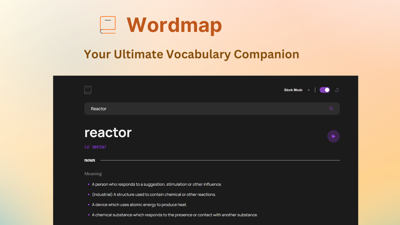 GitHub - k-gourav/Wordmap-Your-Vocabulary-Companion