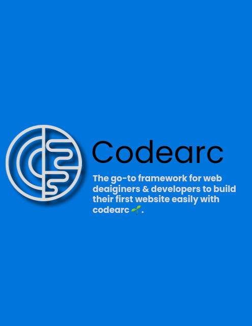 GitHub - codearclab/codearc: The codearc best HTML, CSS, and JavaScript framework for developing ...