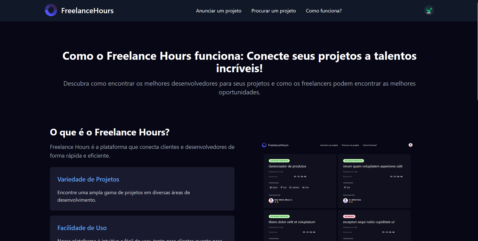 GitHub - RayconLima/lara-freelance-hours