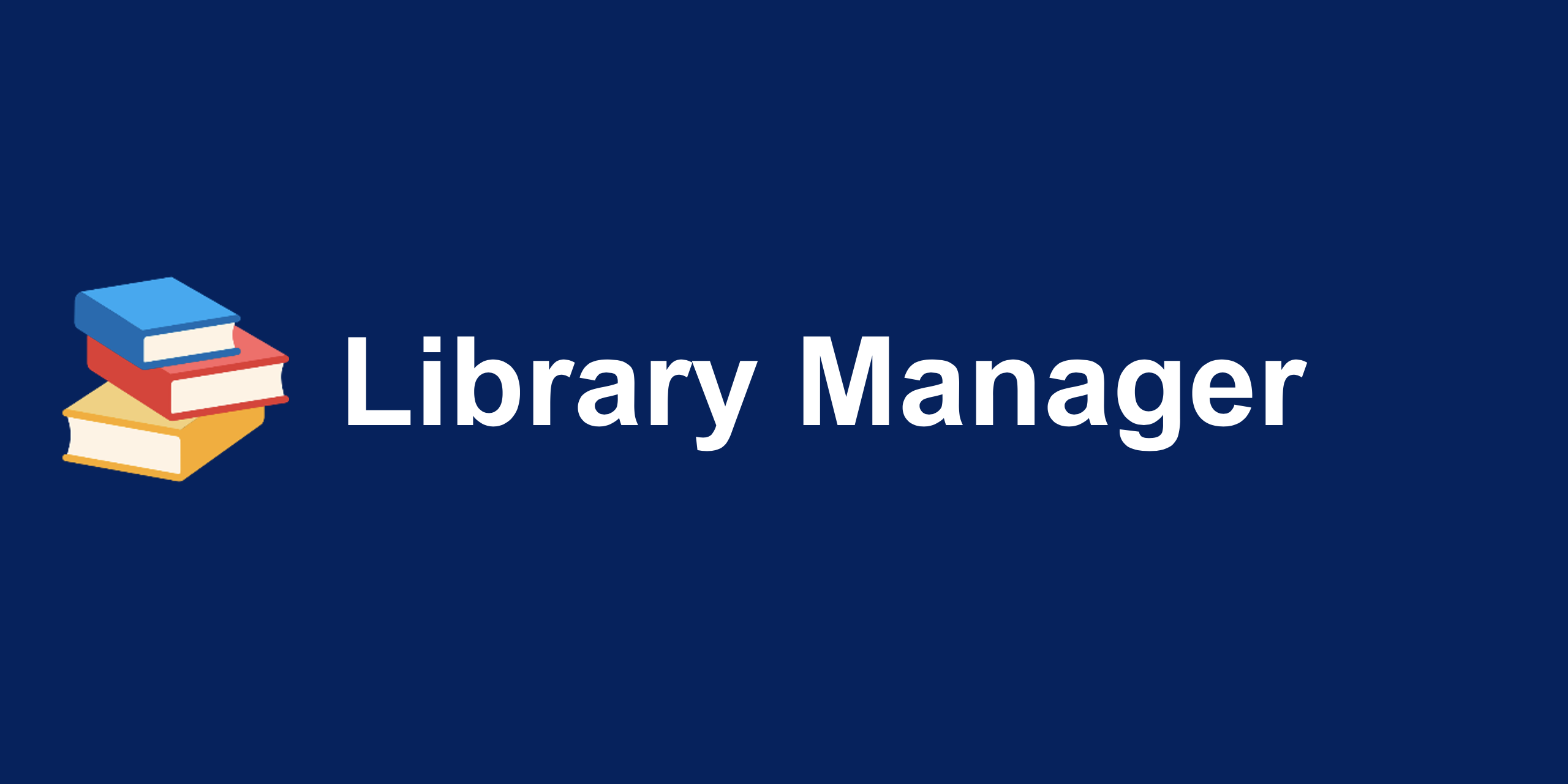 Github Vinello28library Manager 📚 Software Engineering Course Project Written In Java Using