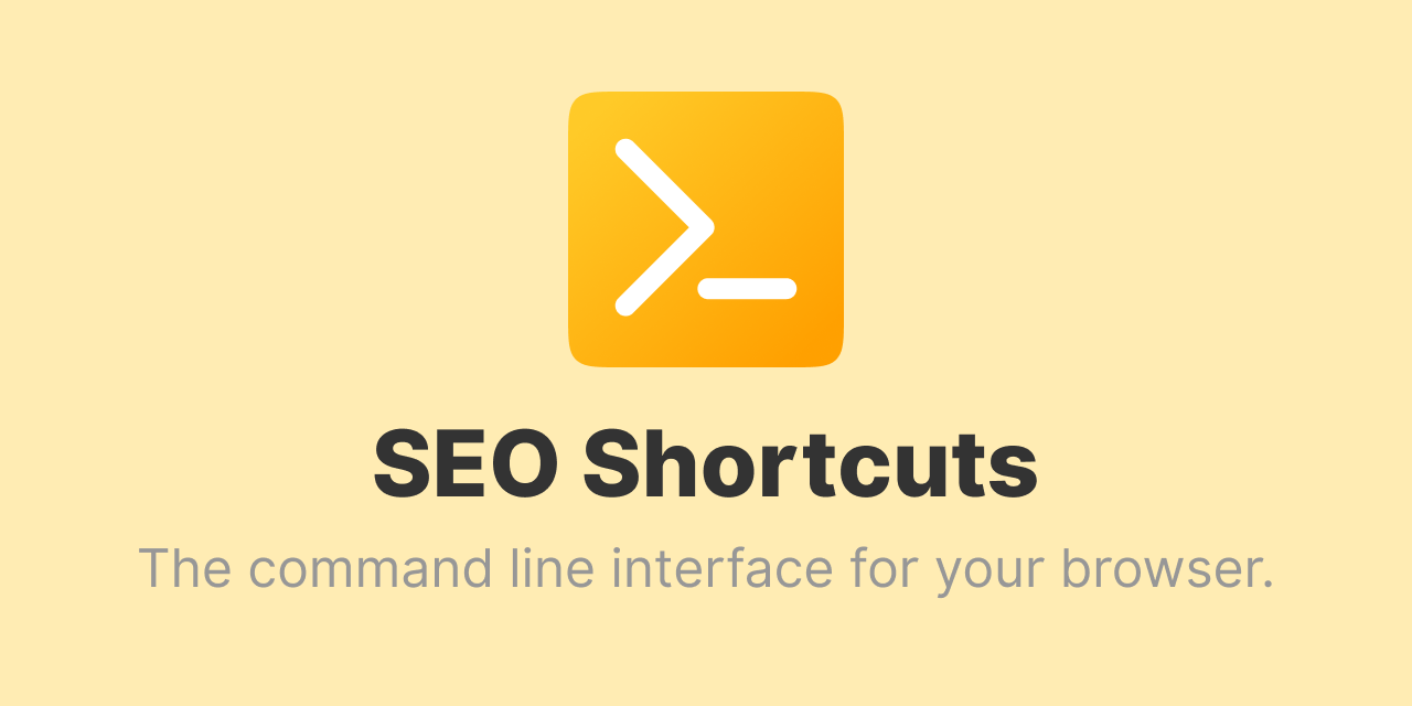 GitHub - sanderheilbron/seo-shortcuts: SEO Shortcuts — A browser ...