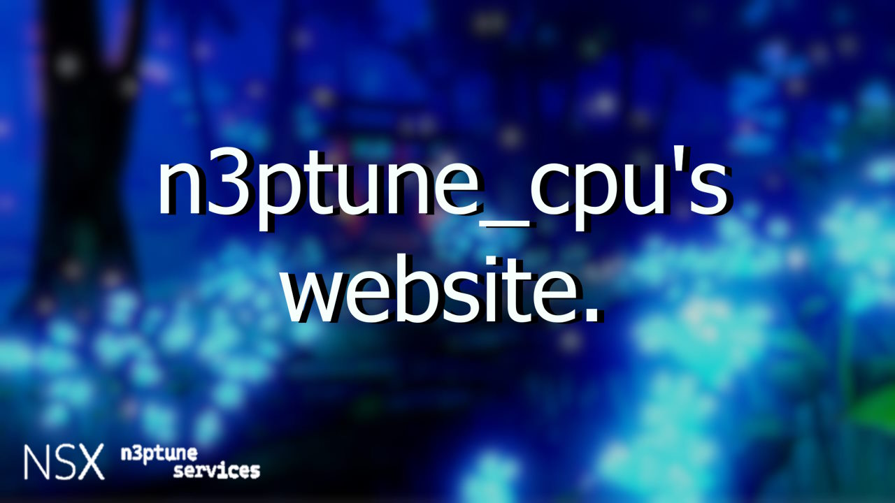 GitHub - n3ptune-cpu/n3ptune_website: This is the website HTML and CSS I used when creating my ...
