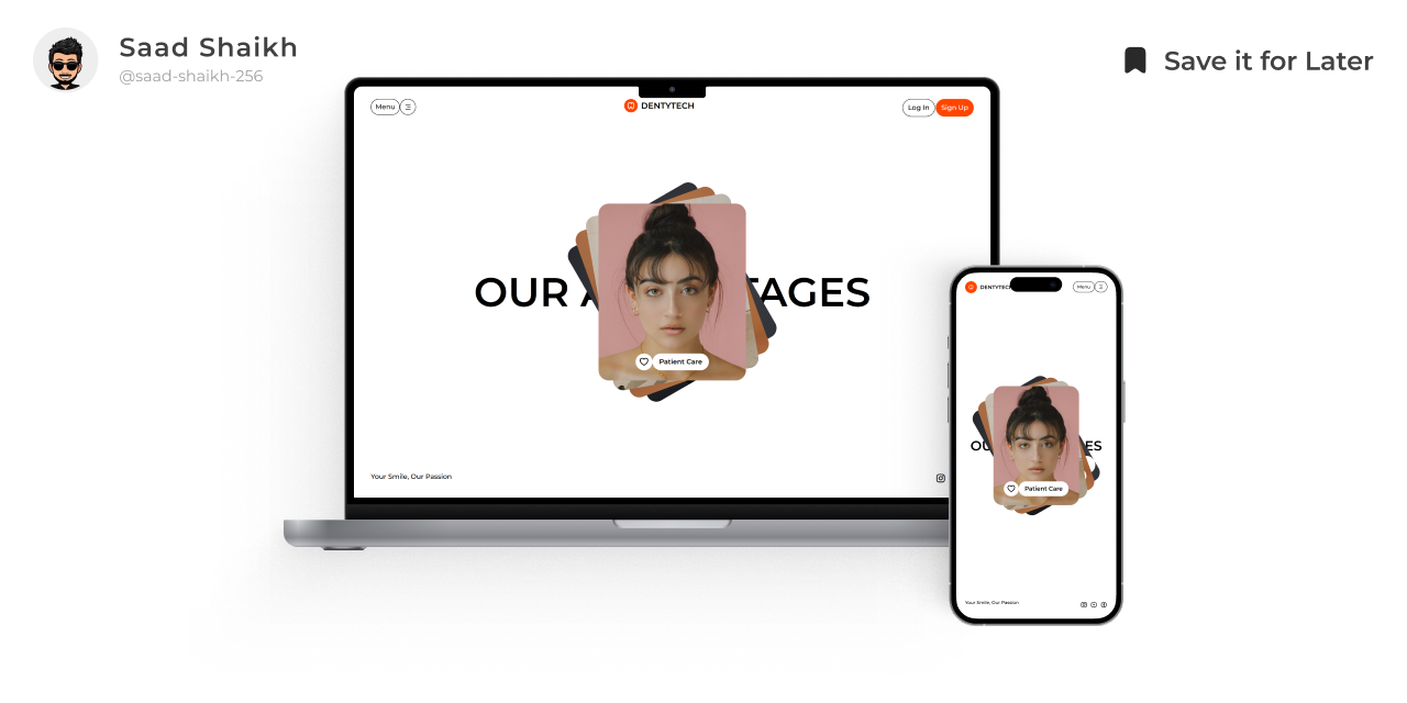 GitHub - saad-shaikh-256/DentyTech-Ui: DentyTech UI is a modern, responsive dental care landing ...