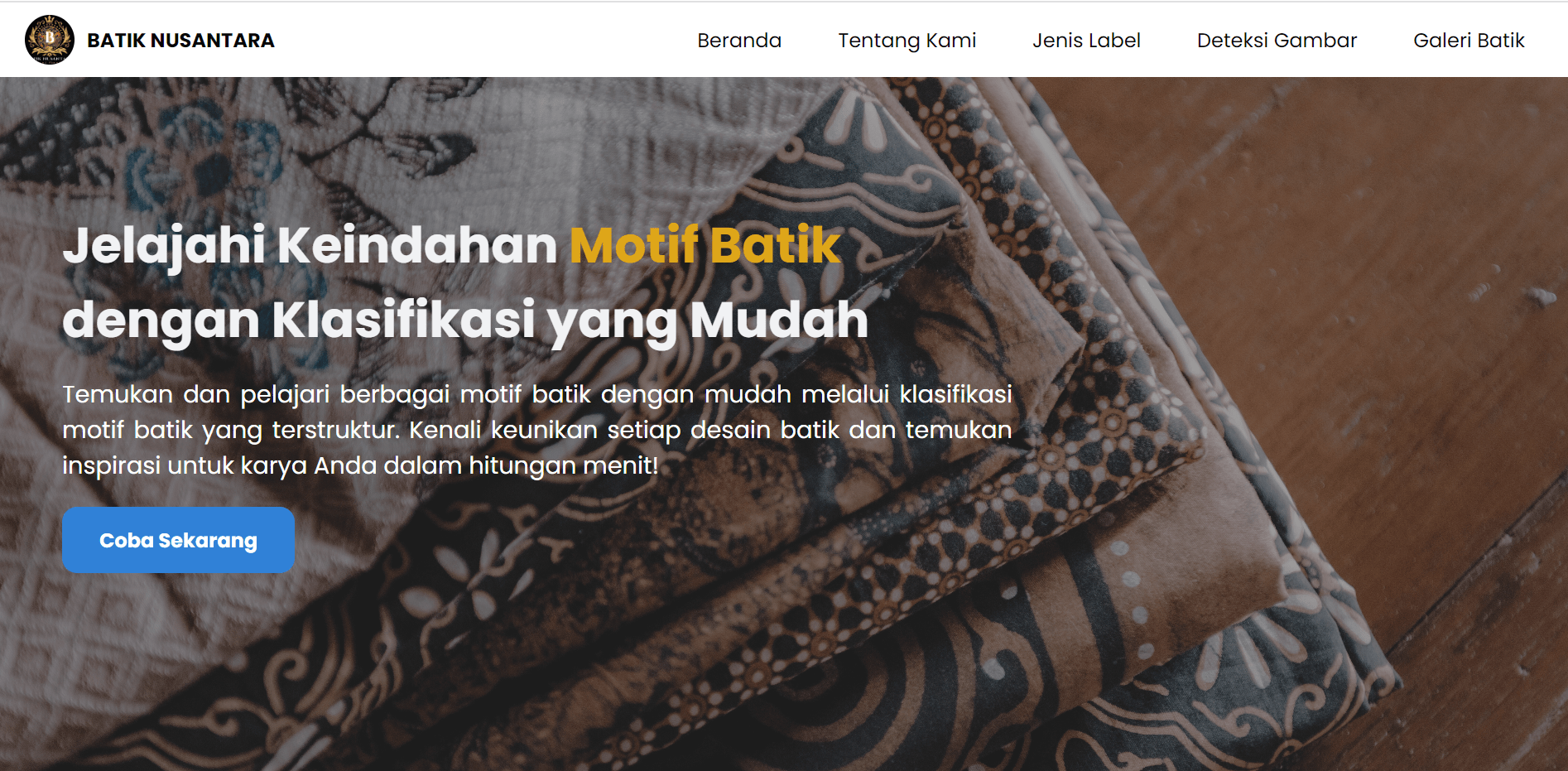 GitHub - IlhamMuhKofa/Batik-Nusantara-Project