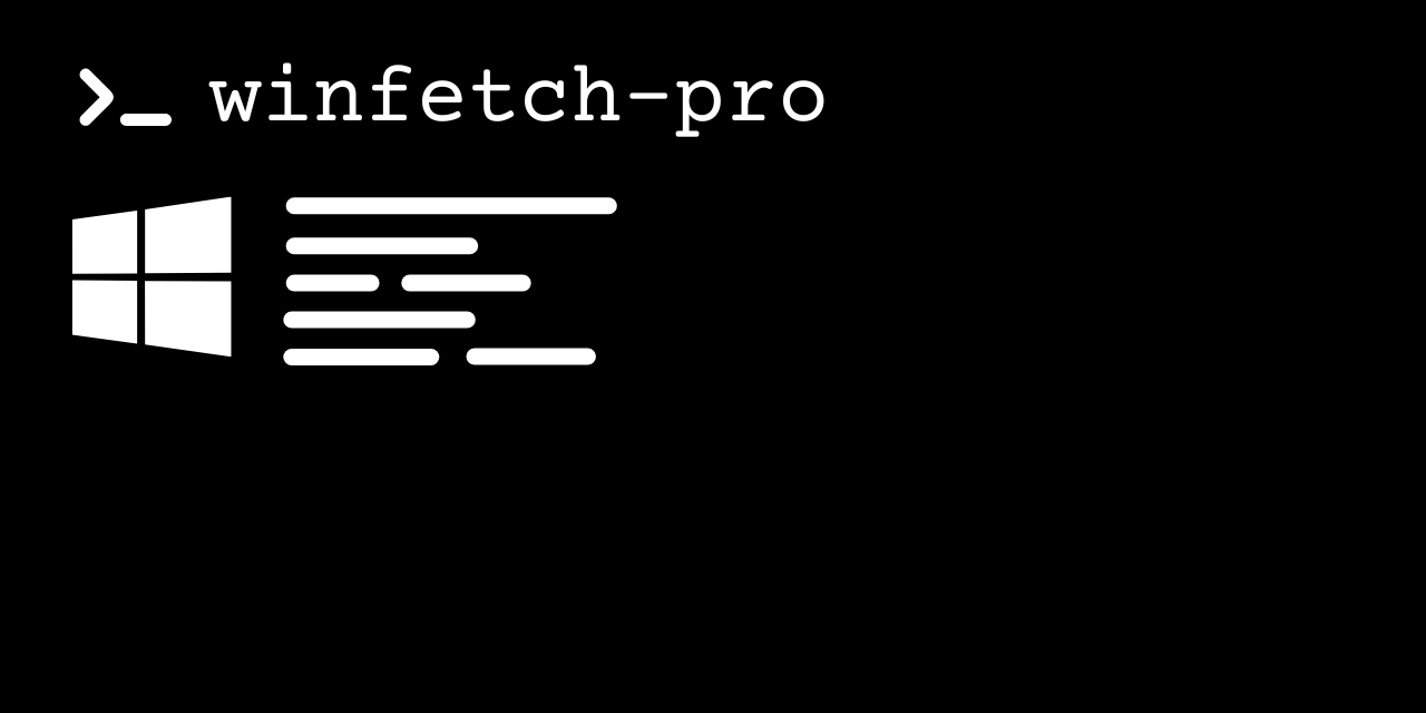 GitHub - LunarEclipseCode/winfetch-pro: An enhanced version of winfetch with customizable ...