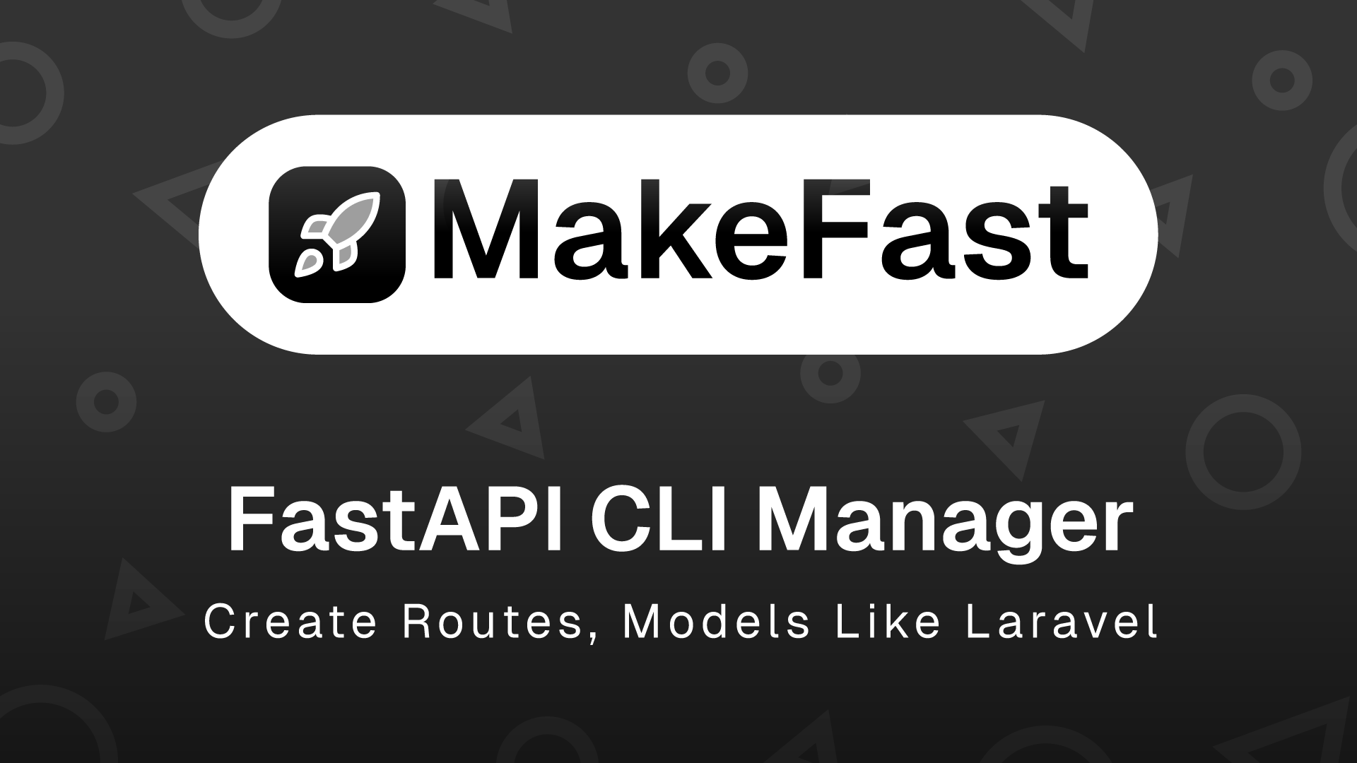 GitHub - playiiit/makefast: FastAPI library