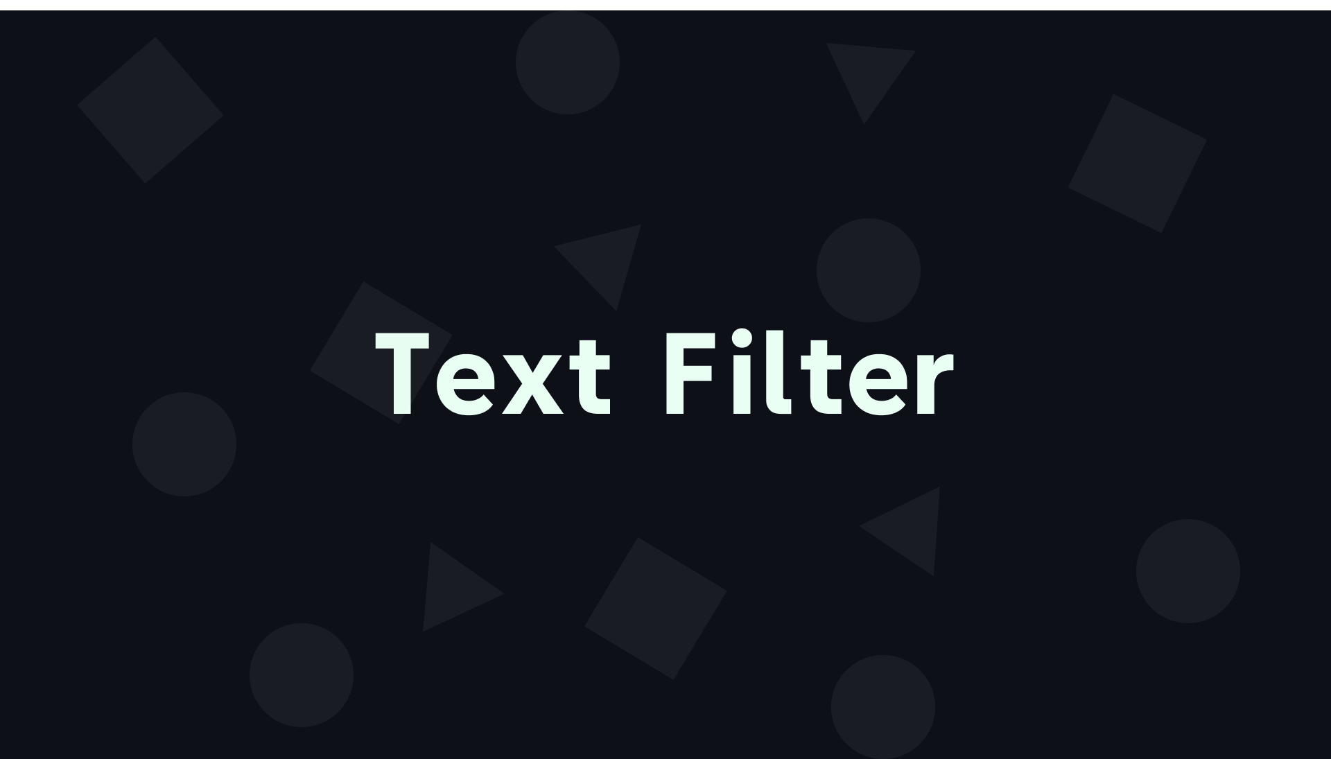 GitHub - cframe1337/TextFilter: TextFilter - это инструмент для фильтрации и поиска слов в ...