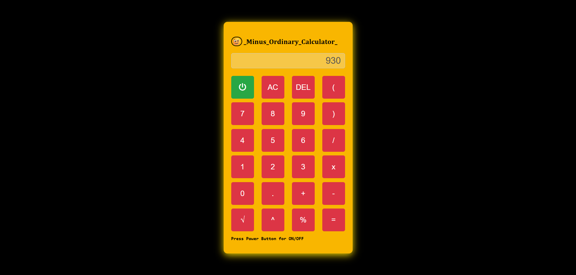 GitHub - AlienMinus/Minus_Ordinary_Calculator: Ordinary calculator for ...