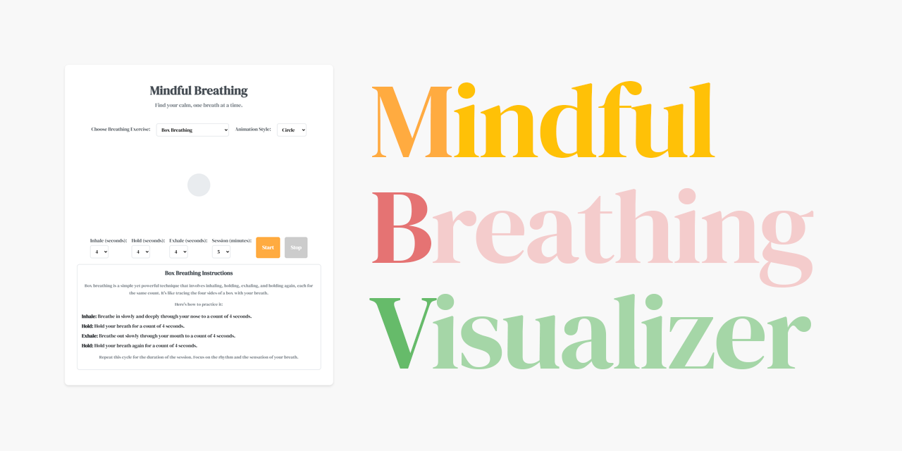 GitHub - philgear/mindful-breathing-visualizer: Exploring Breathing Animations for Styling Elements.