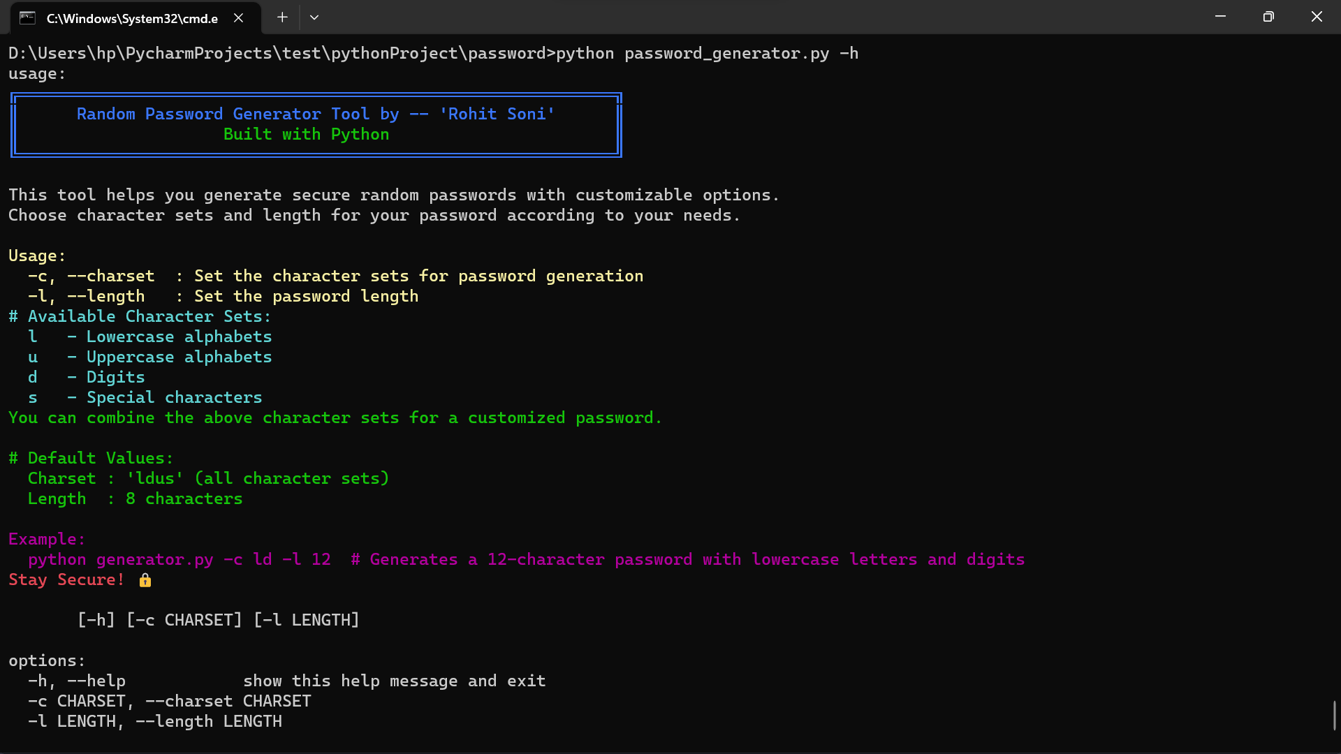GitHub - rohitsoni1209/CipherGuard: CipherGuard : Random Password Generator tool using Python