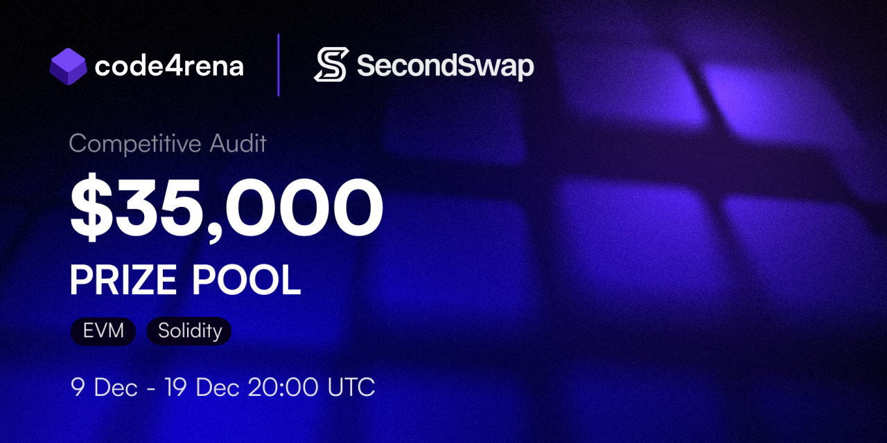 GitHub - code-423n4/2024-12-secondswap