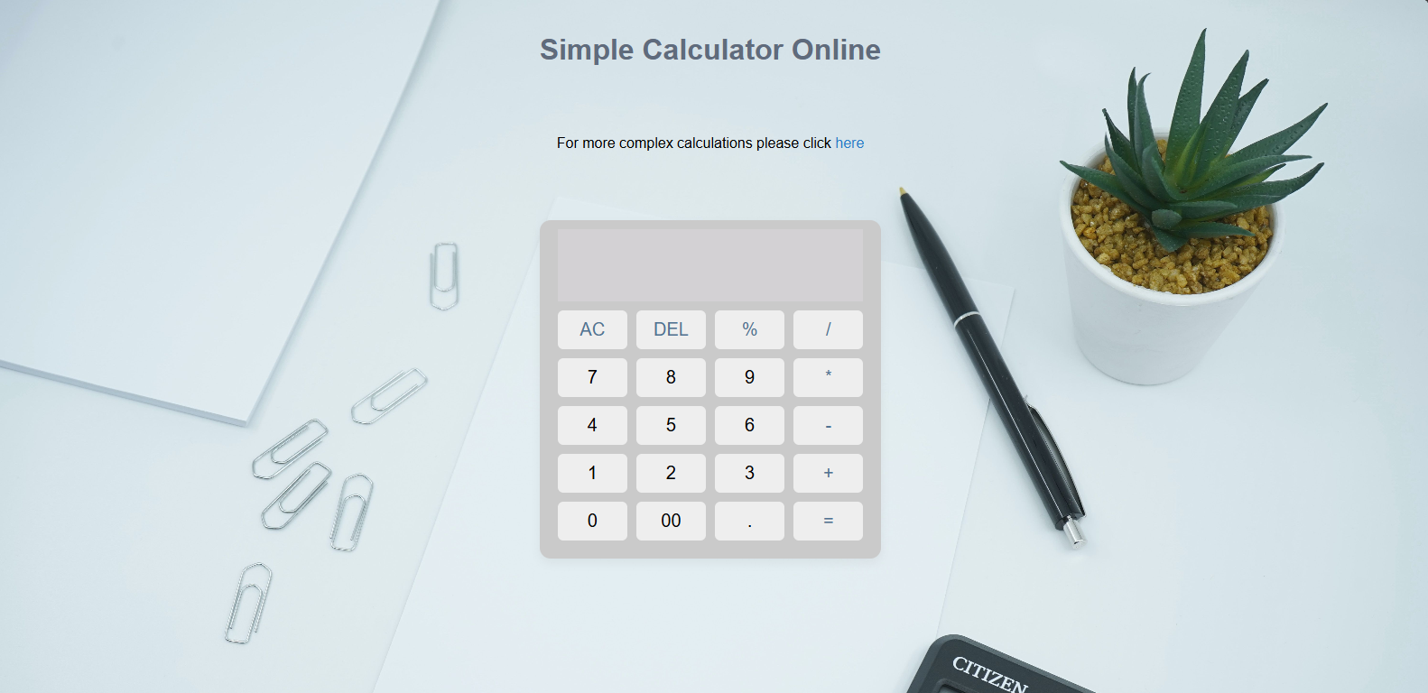 GitHub - LikhithSP/simplecalculator: A sleek and user-friendly ...