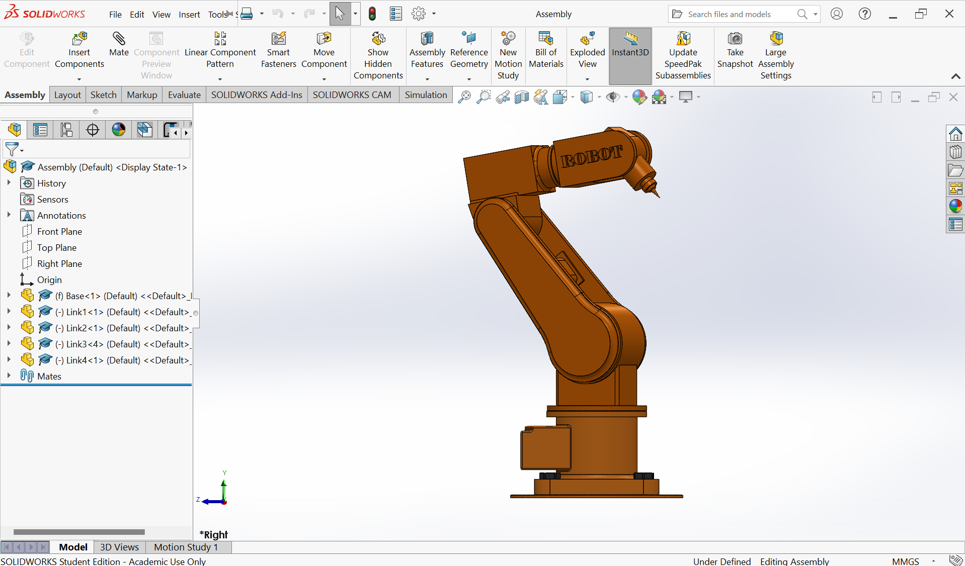 GitHub - SandeebShyam/Solidworks-Robot-Arm