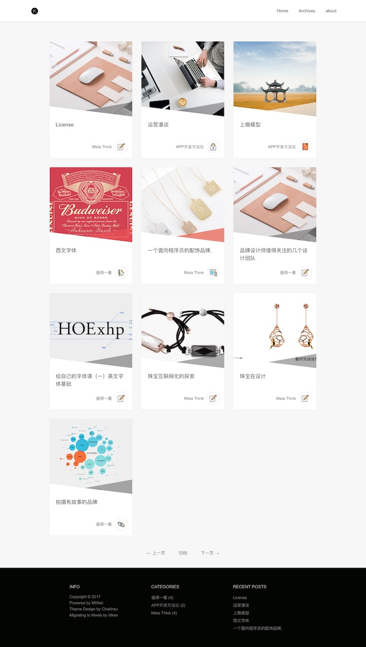 GitHub - ideacco/MWeb-Themes: 基于Mweb 驱动创建的模板样式。