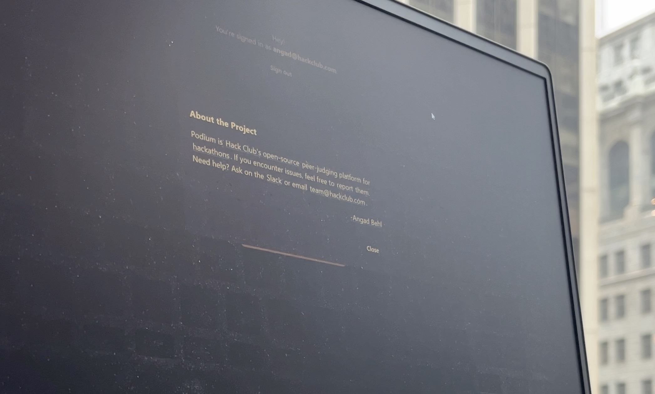 GitHub - hackclub/podium: Podium is Hack Club's open-source peer-judging platform for hackathons