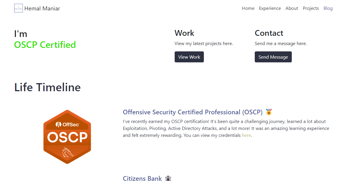 GitHub - hemal-maniar/hemal-maniar.github.io: Personal Website