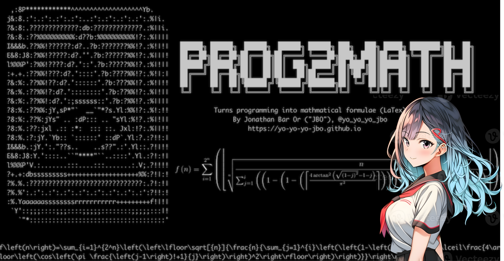 GitHub - yo-yo-yo-jbo/prog2math: Turns programming into mathematical formulae