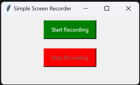 GitHub - GithubRac/pyRecorder: A lightweight basic python screen recorder