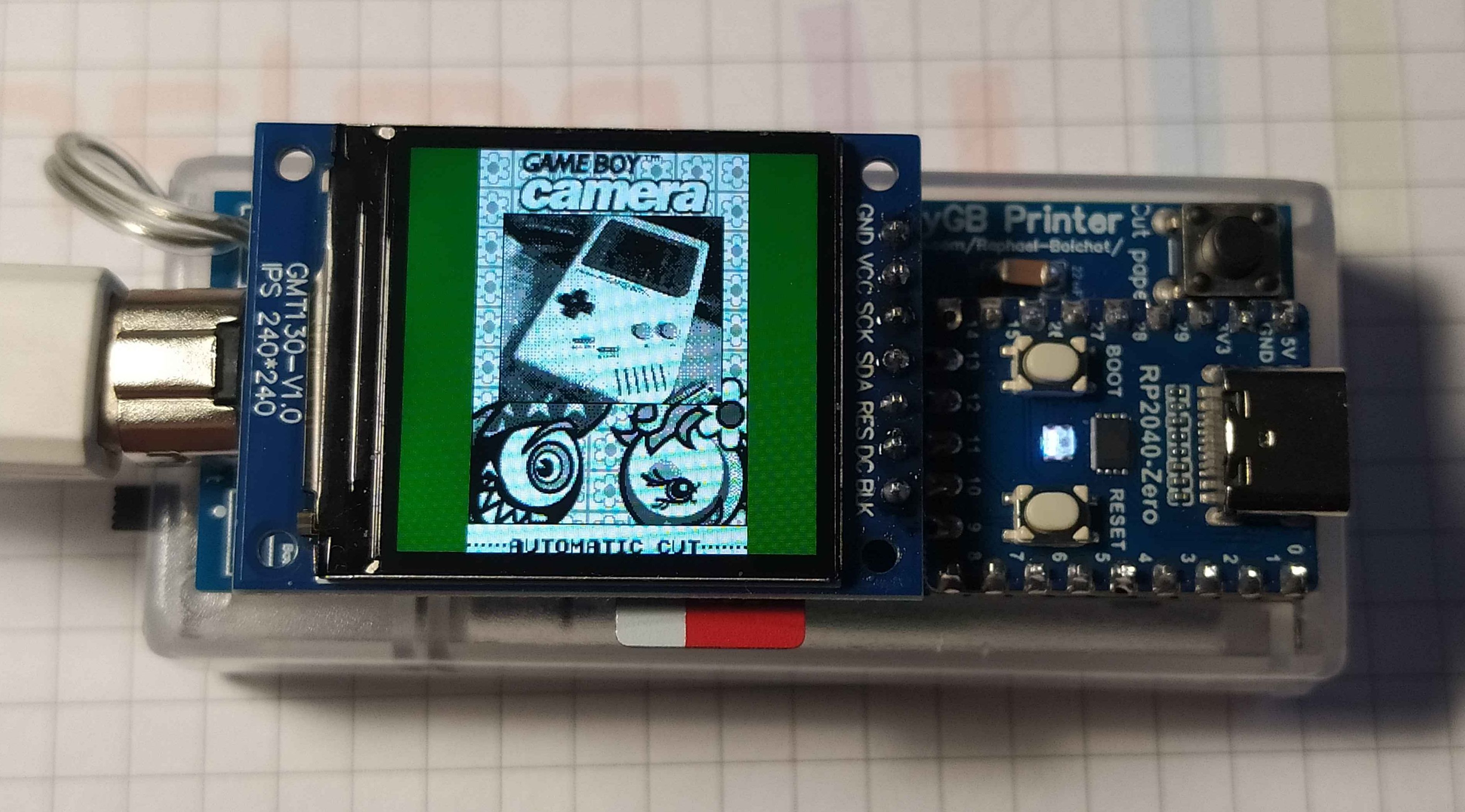 GitHub - Raphael-Boichot/The-TinyGB-Printer: A portable Game Boy ...
