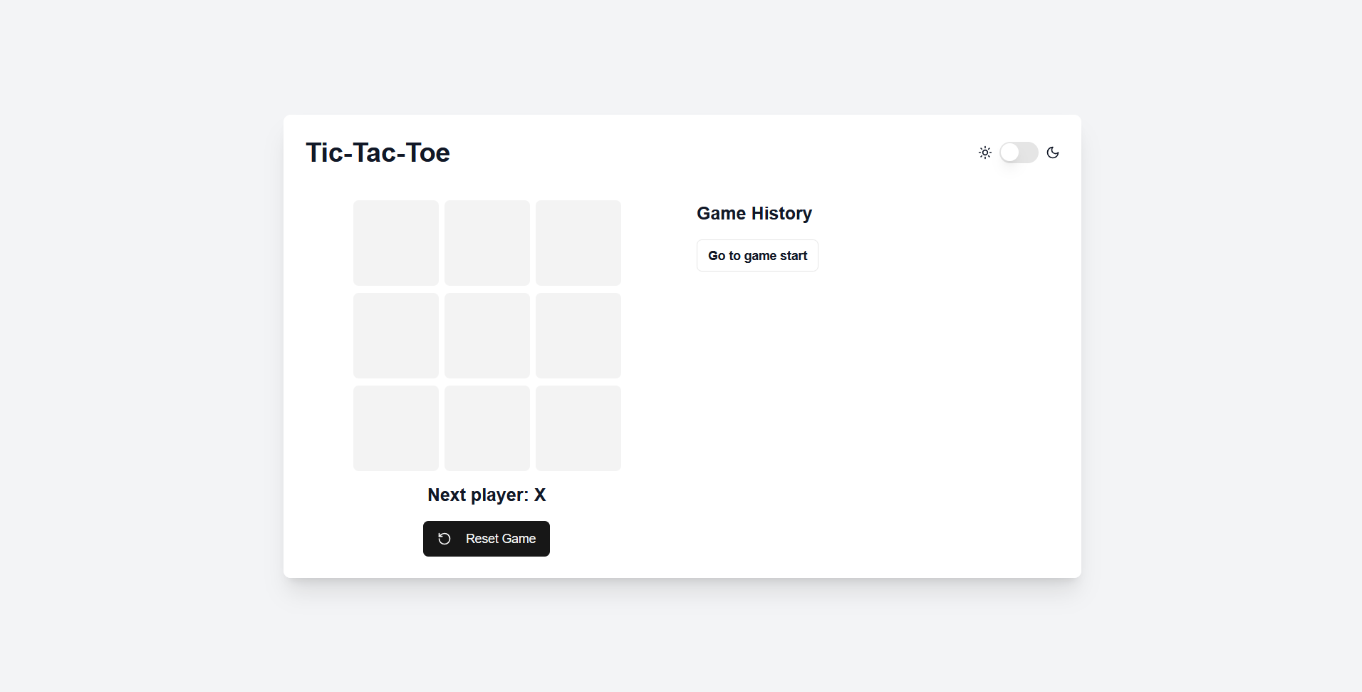 GitHub - md-rejoyan-islam/Tic-Tac-Toe-Game: Modern Tic-Tac-Toe game with React and Vite ...