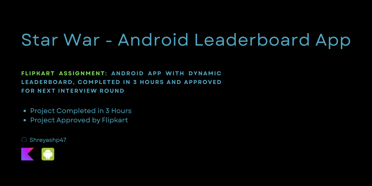 StarWar-flipkart-assignment-app