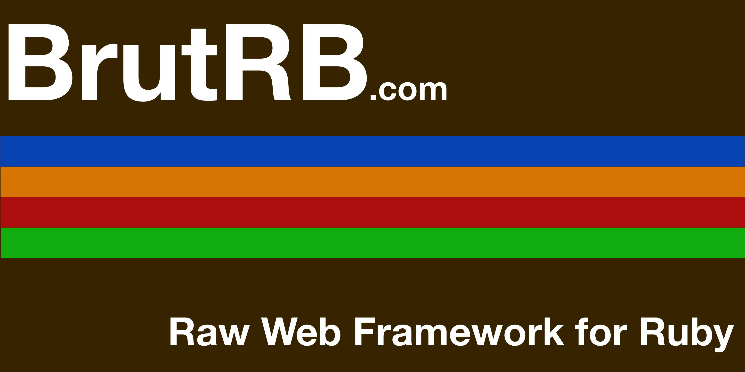 GitHub - thirdtank/brut: The raw, standands-based Ruby web framework