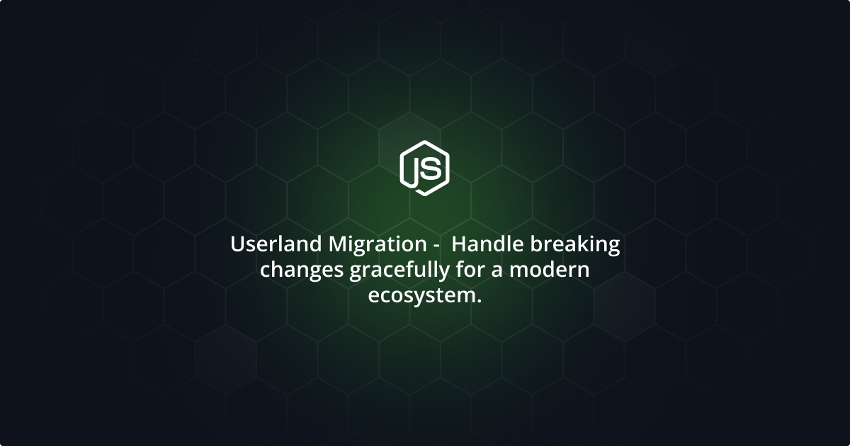 Pull requests · nodejs/userland-migrations · GitHub