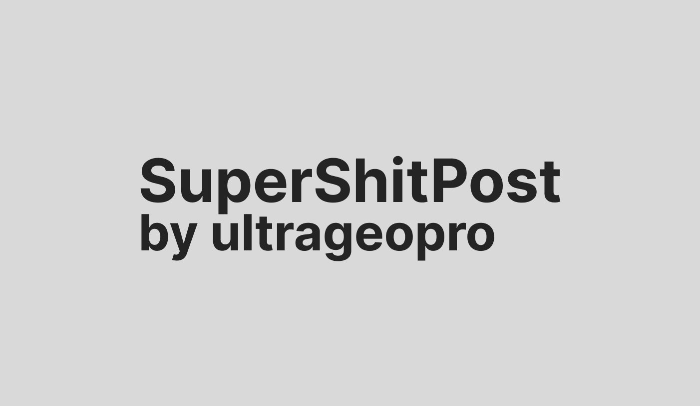 GitHub - ultrageopro/ssp: Super Shit Post (SSP) is a tool for automatically posting new blog ...
