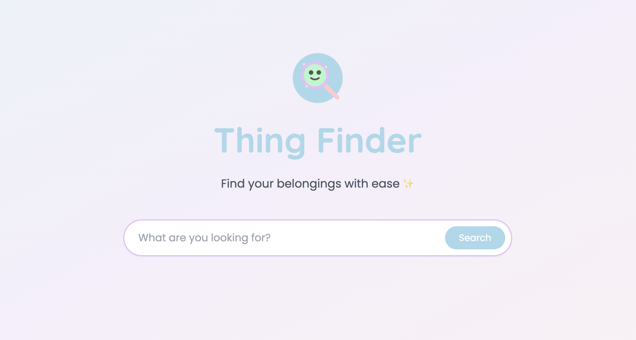 GitHub - Akankshaaaa/thing-finder: A web application called "Thing Finder" that allows users to ...