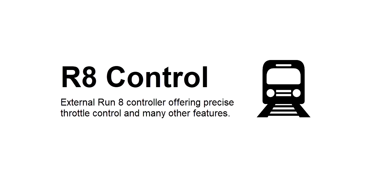 GitHub - jgyo/r8-control: External Run 8 controller offering precise throttle control and many ...