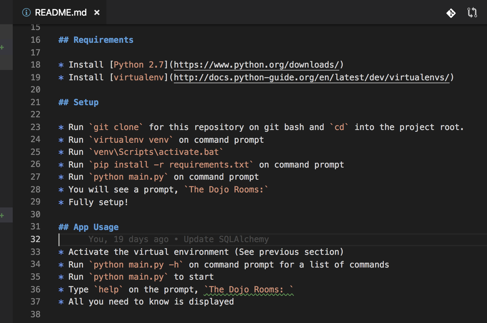 GitHub - Rwothoromo/The-Dojo-Rooms: Room allocation application - Docopt CLI
