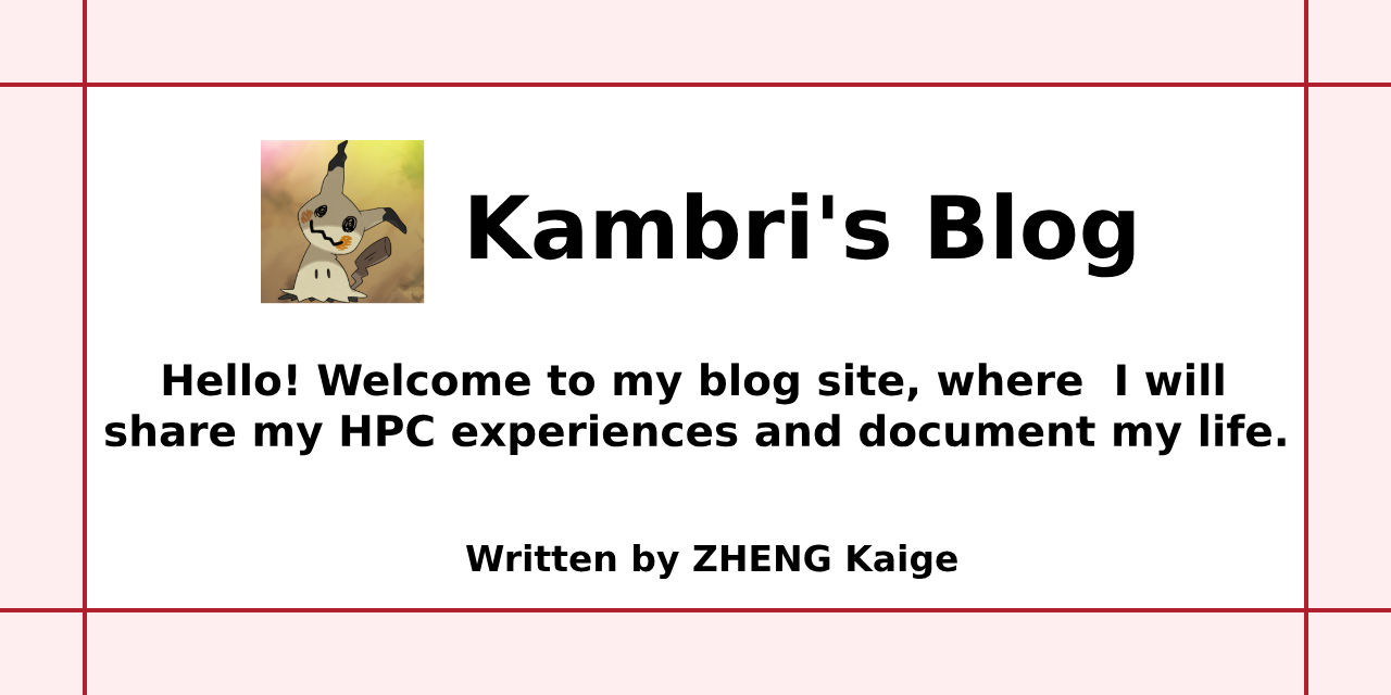 Github Kaigezheng Kaigezheng Github Io Kambri S Personal Blog