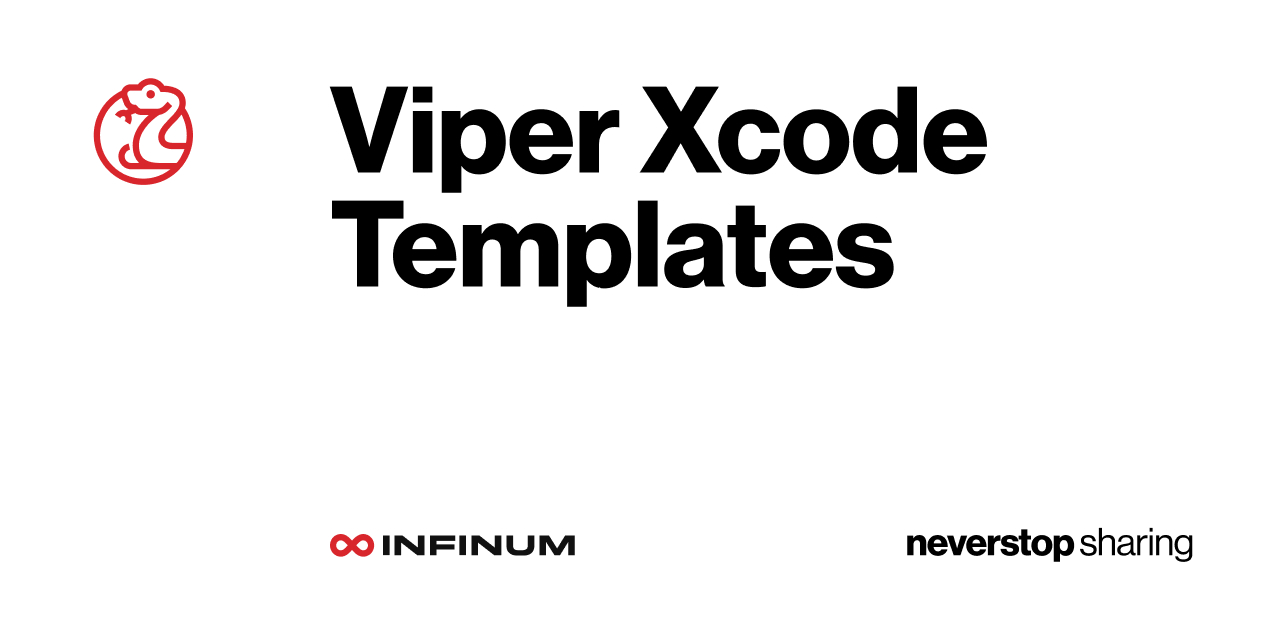 Github Infinumios Viper Xcode Templates Used For Generating Template Files For The Viper