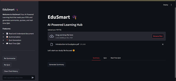 GitHub - Anant2003jain/EduSmart: EduSmart is an AI-driven learning hub ...
