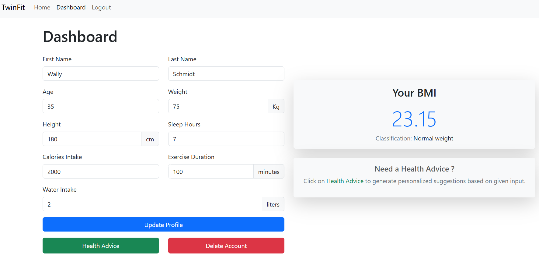 GitHub - arko92/TwinFit: A personal health digital twin