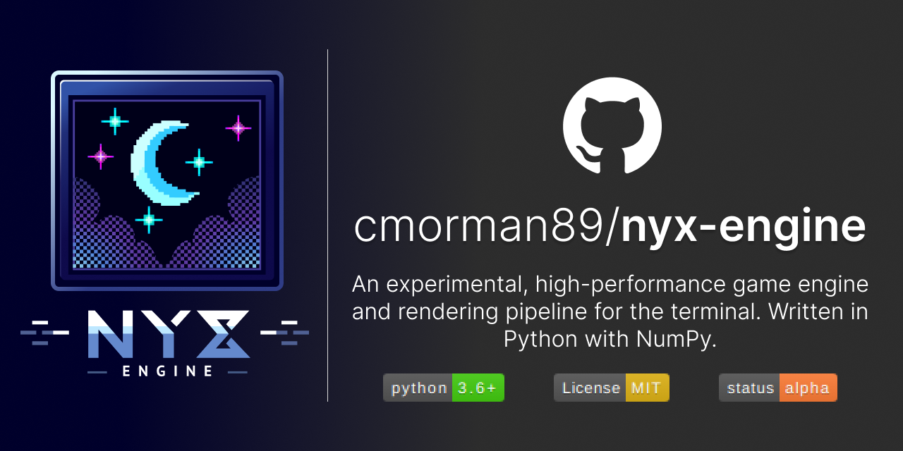 GitHub - cmorman89/nyx-engine: An experimental, high-performance rendering pipeline and game ...