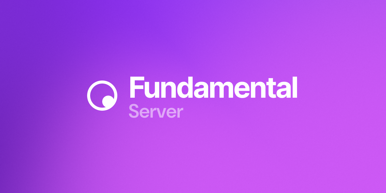 GitHub - fdmntl/fundamental-server